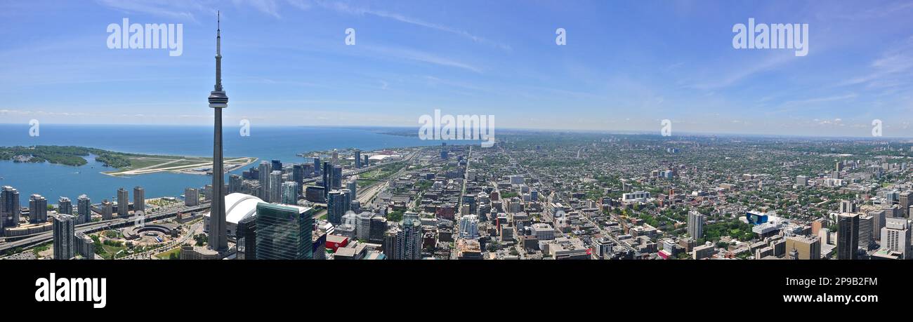 Aerial panoramic view over people hi-res stock photography and images ...