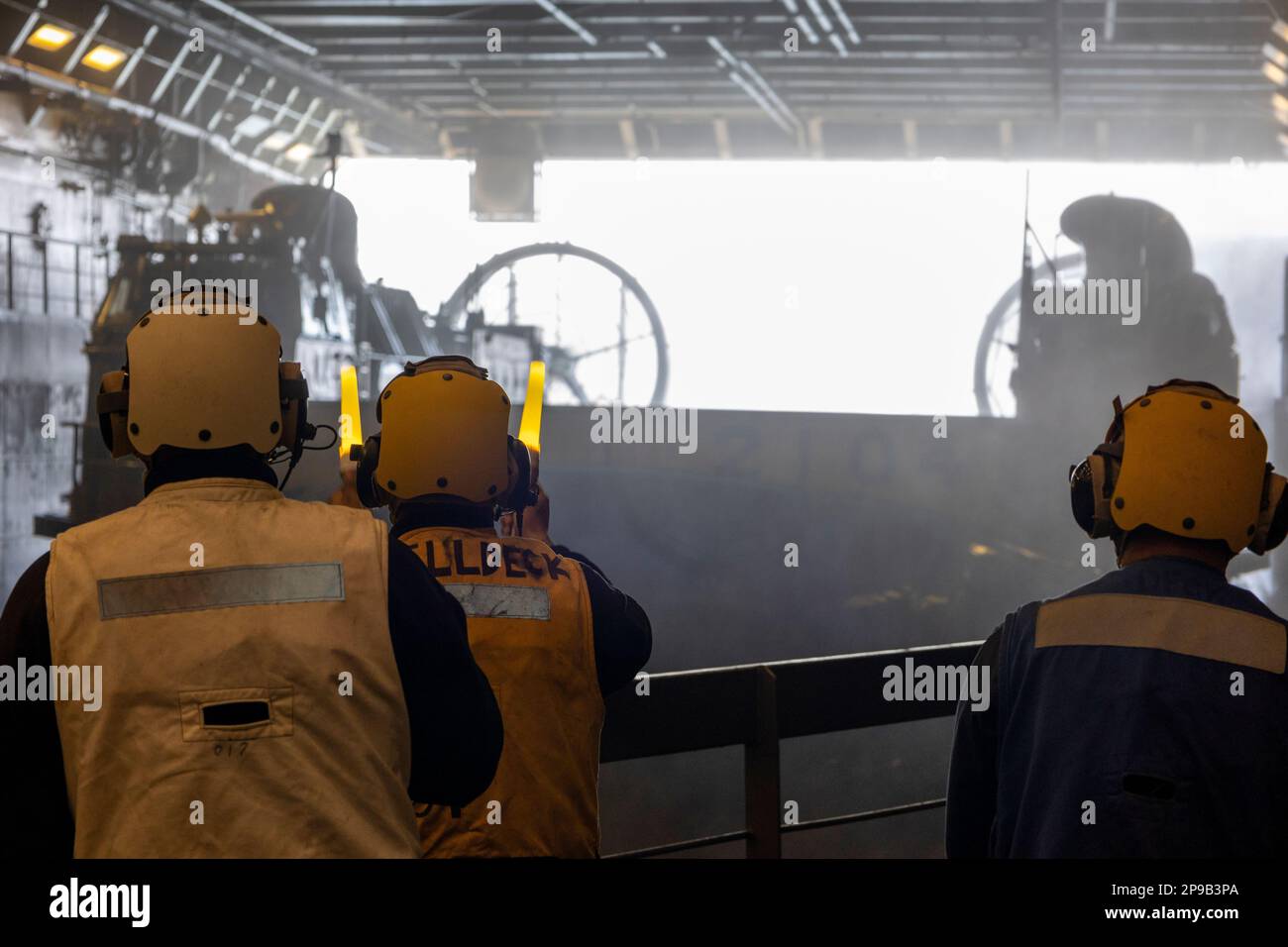 Sailors with the Japan Maritime Self-Defense Force board the USS Green ...