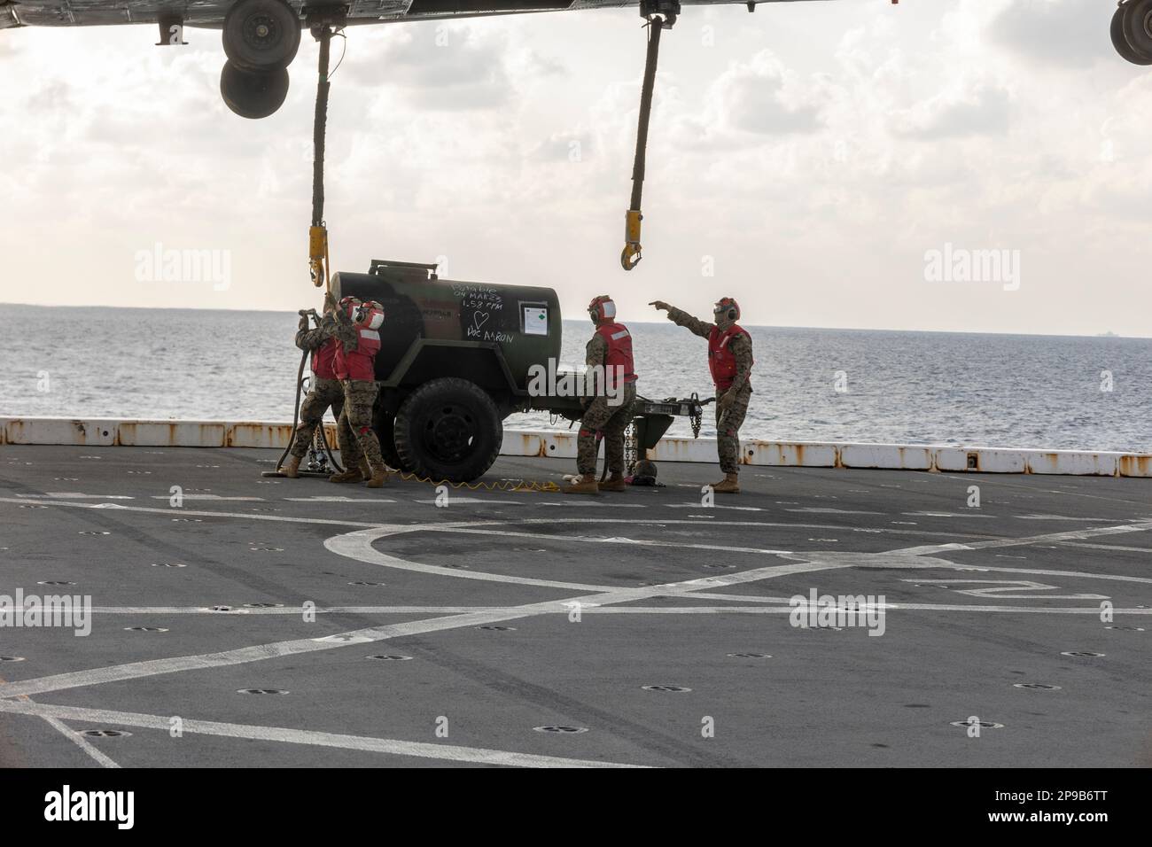 U.S. Marines with Combat Logistics Battalion 31, 31st Marine ...