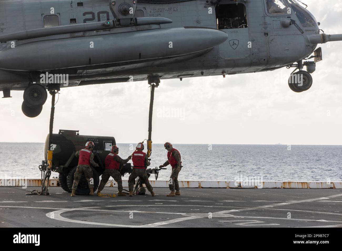 U.S. Marines with Combat Logistics Battalion 31, 31st Marine ...