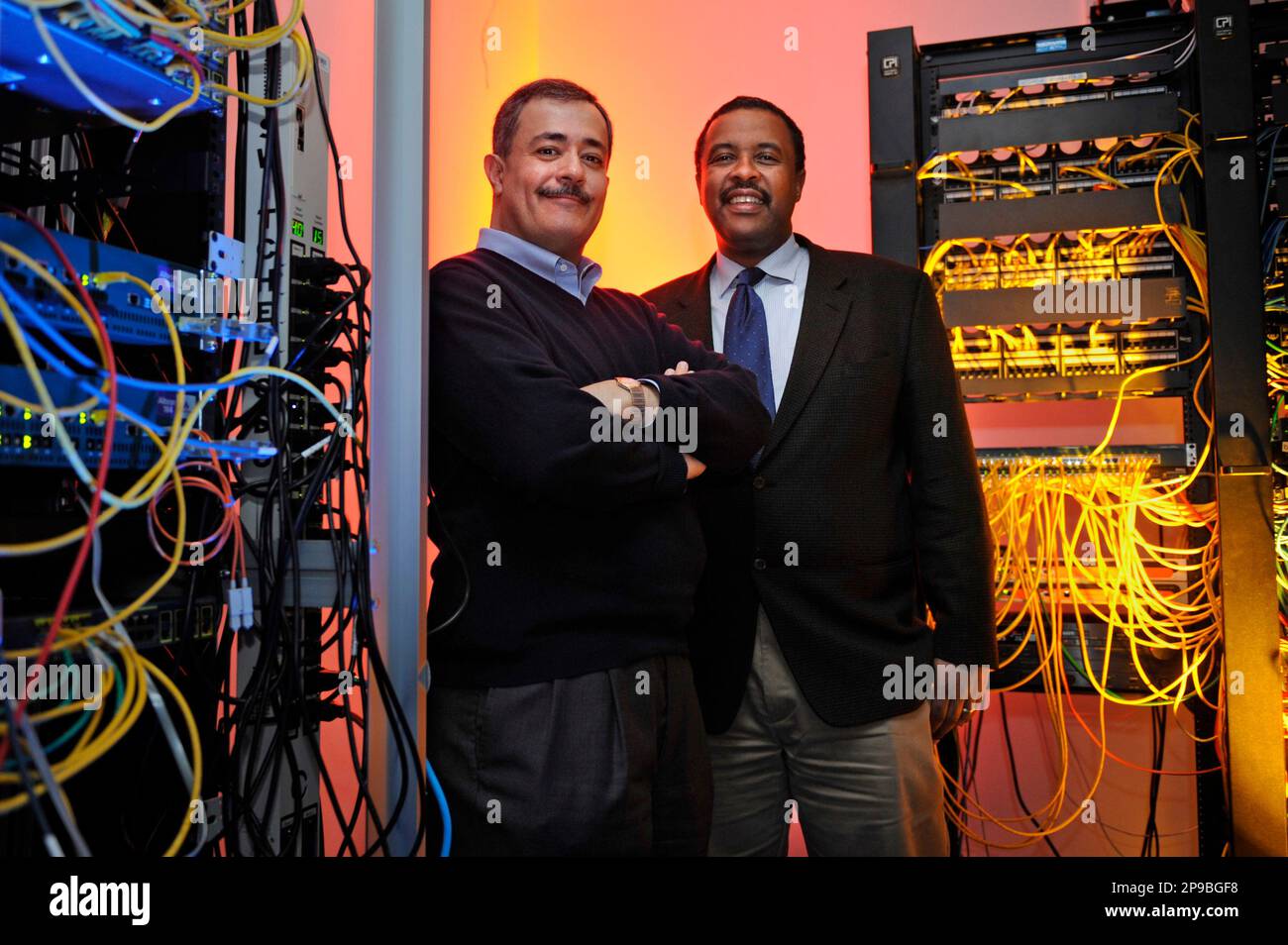 ** FOR RELEASE MONDAY DEC 15, 2008** Milo Medin, left, and John Muleta ...