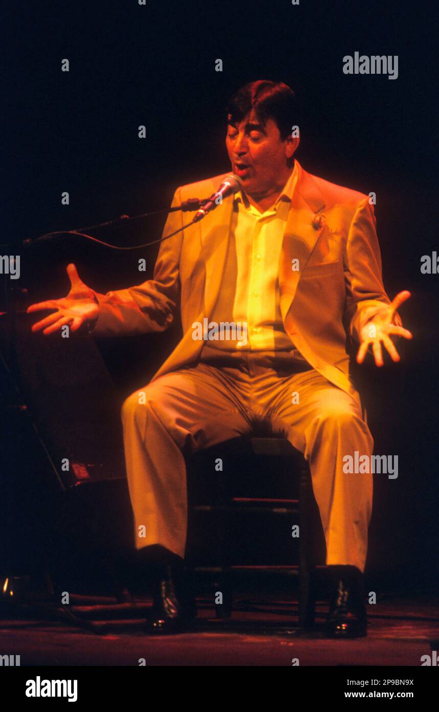 Calixto Sánchez. Flamenco Singer.Man. Lope de Vega theatre. Seville ...