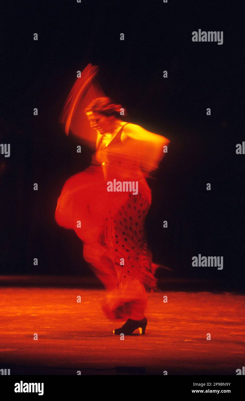 `María Pagés´(María Jesús Pagés Madrigal). Flamenco dancer. Woman.La ...