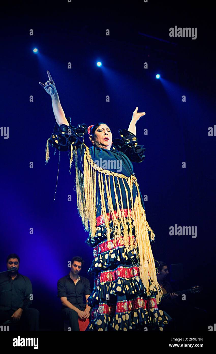 Manuela Carrasco.Woman.Teatre Coliseum. Barcelona,Cataluña,Spain Stock ...
