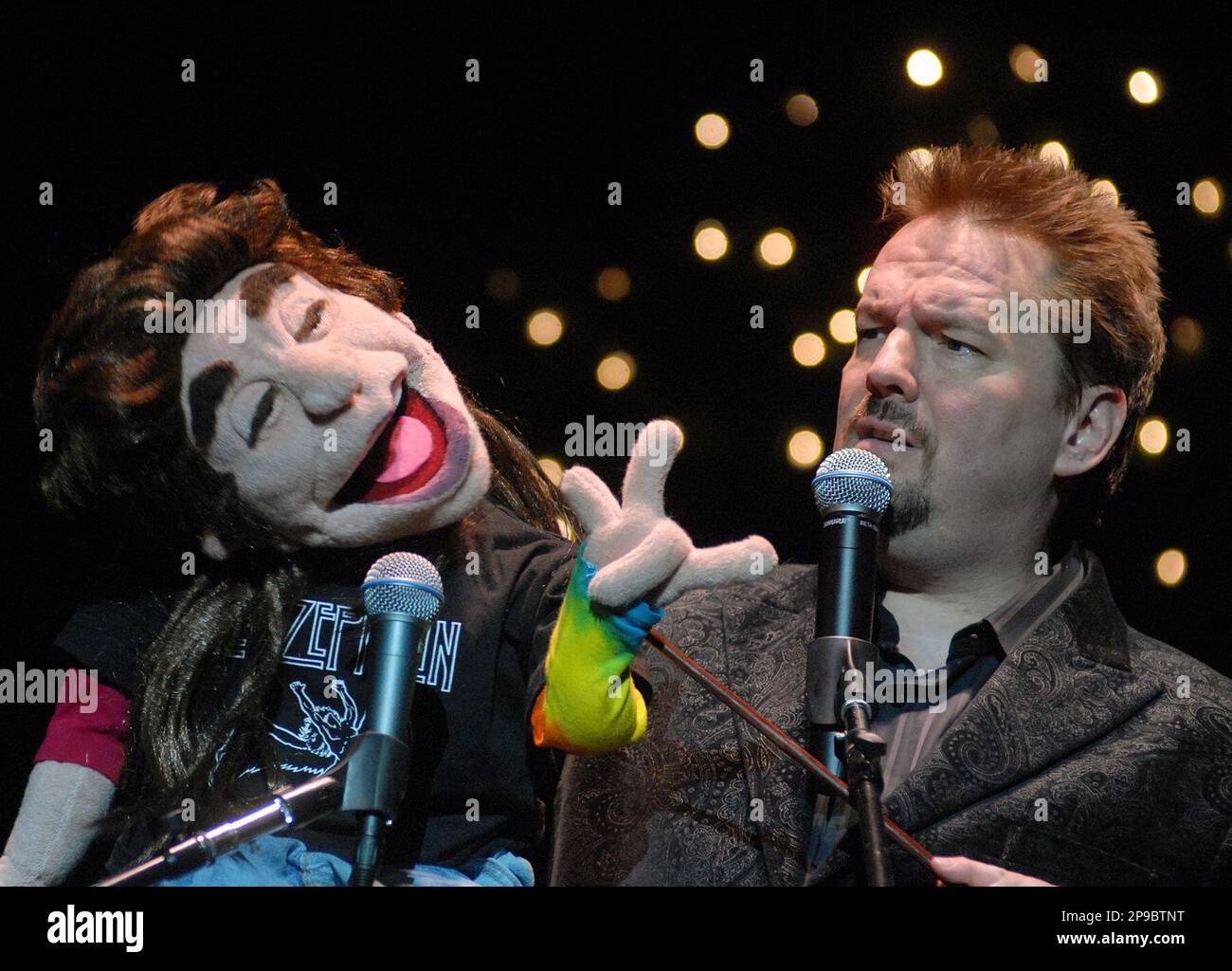 Ventriloquist Terry Fator, known as the The Human Jukebox and winner of ...