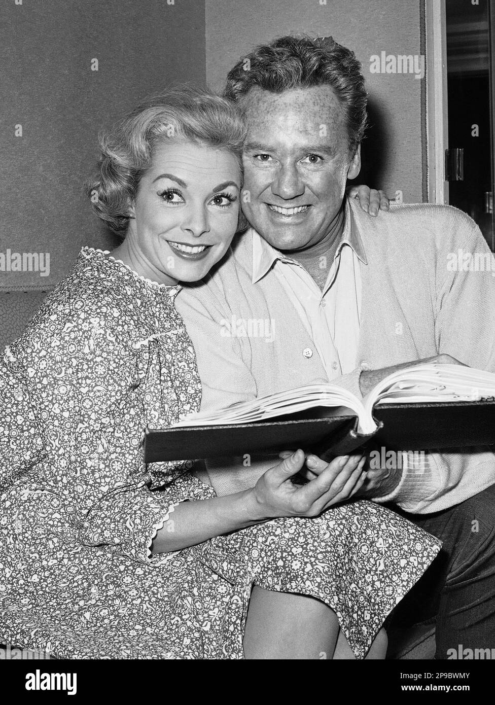 ** FILE ** In this Feb. 9, 1963 file photo, actor Van Johnson, right ...