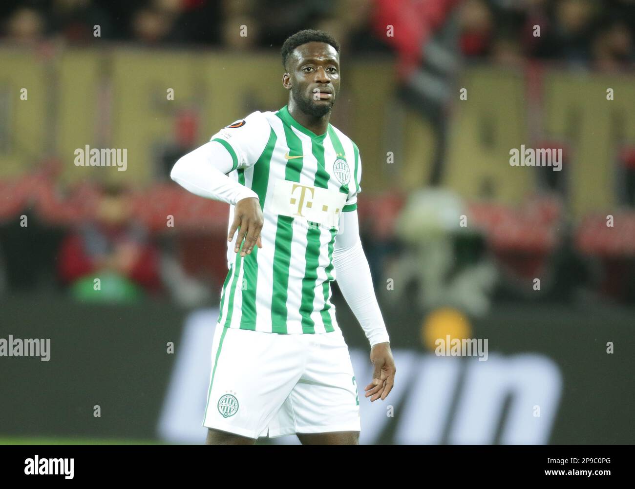 Myenty Abena (Budapest), UEFA Europa League, Leverkusen, Germany. 09th ...