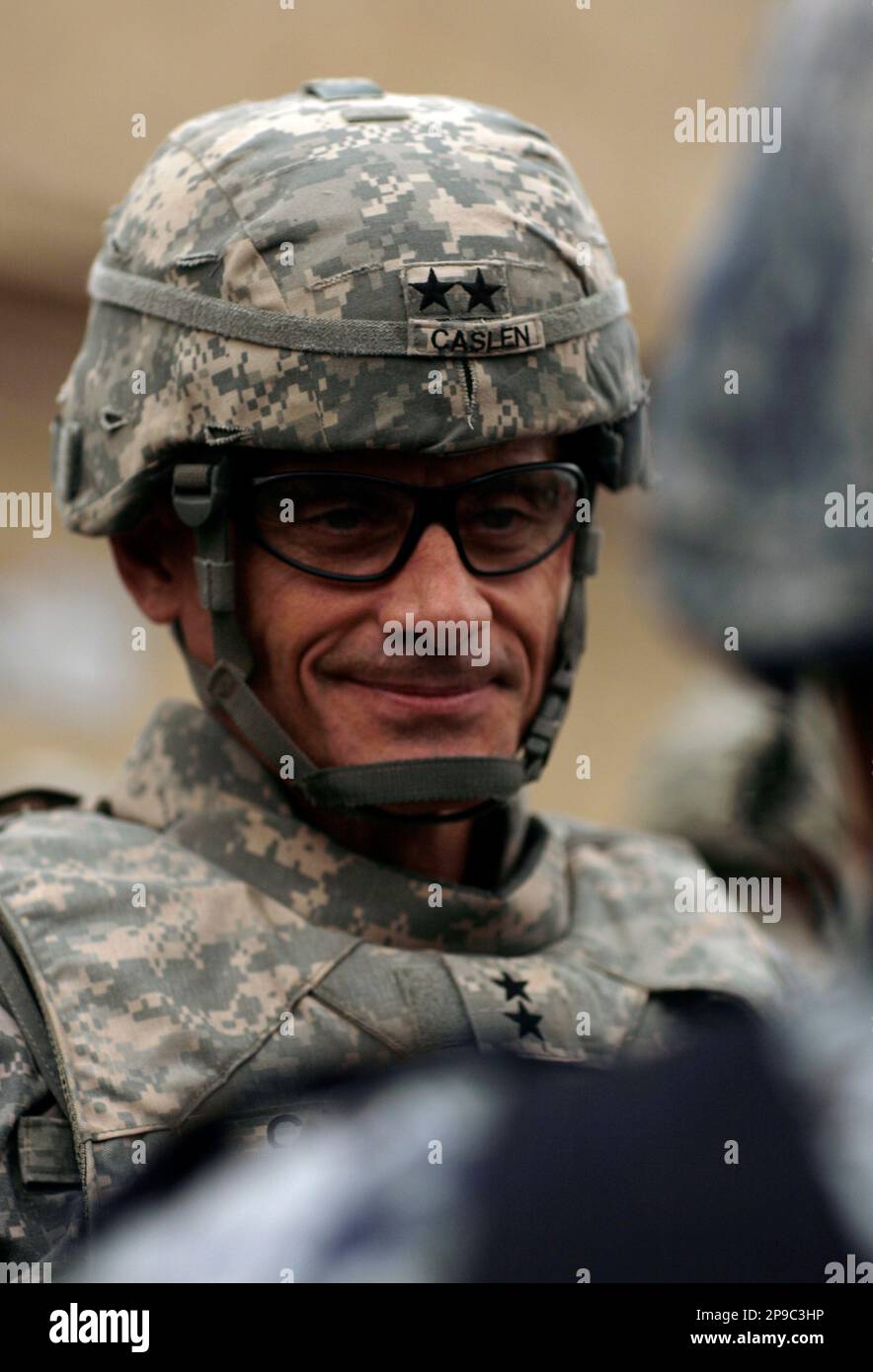 U.S. Army Maj. Gen. Robert Caslen, the new commander of U.S. troops in ...