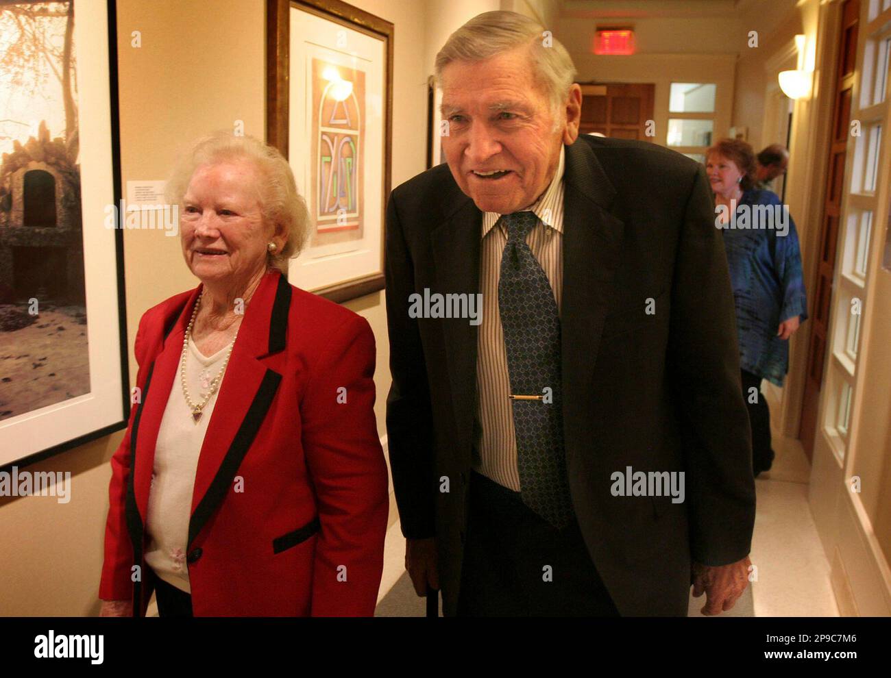 Former New Mexico first lady Alice King, left, and her husband former ...