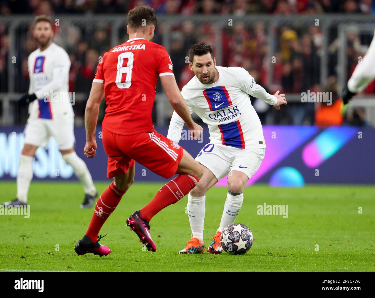 Lionel Messi of PSG during the UEFA Champions League, Round of 16, 2nd ...