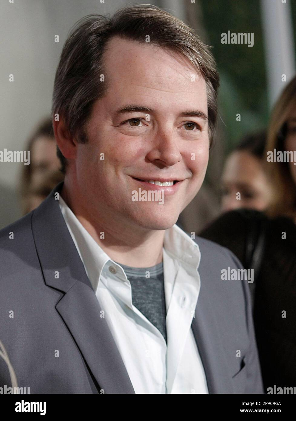 Actor Matthew Broderick poses on the press line at the premiere of the ...