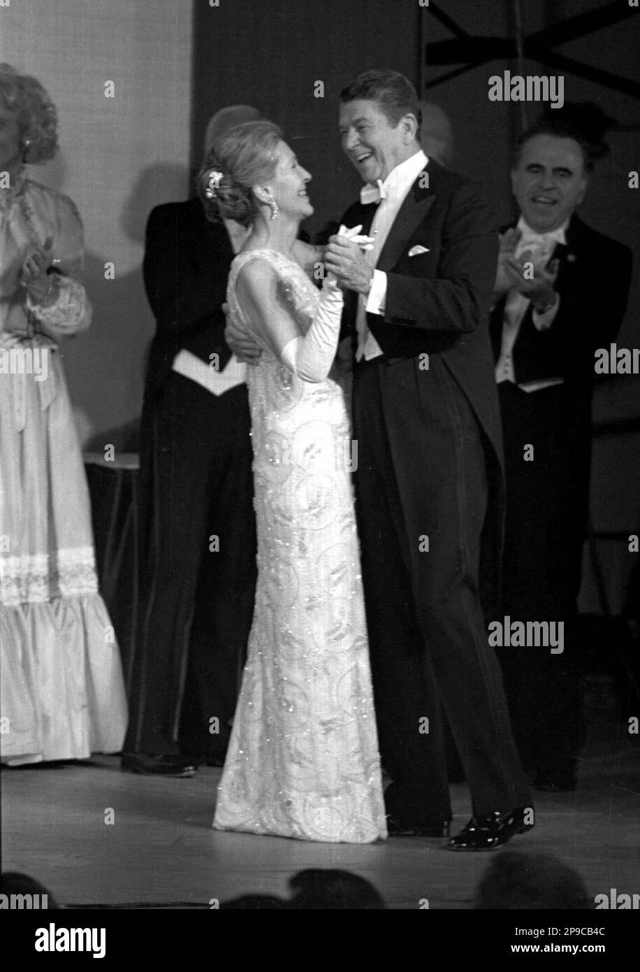 ** FILE ** In this Jan. 20, 1981 file photo, President Ronald Reagan ...