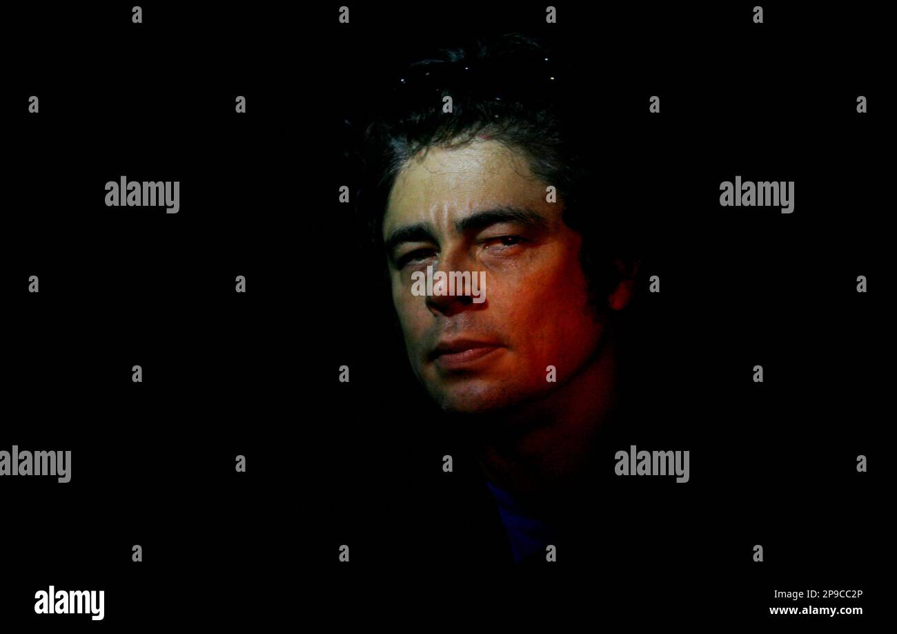 Puerto Rican actor Benicio Del Toro attends a screening of the film ...