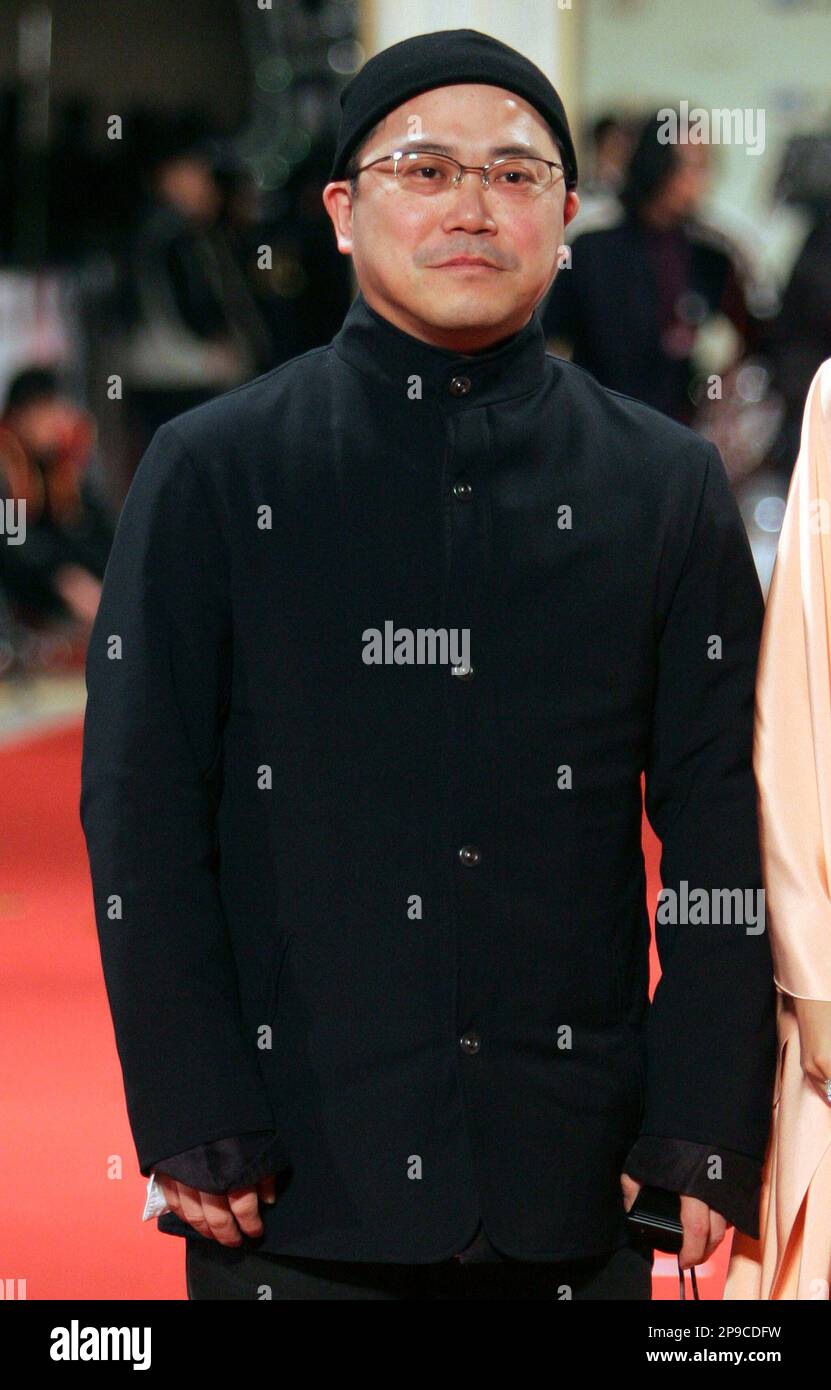 Chinese Art director Tim Yip, seen at the 45th Golden Horse Awards ...