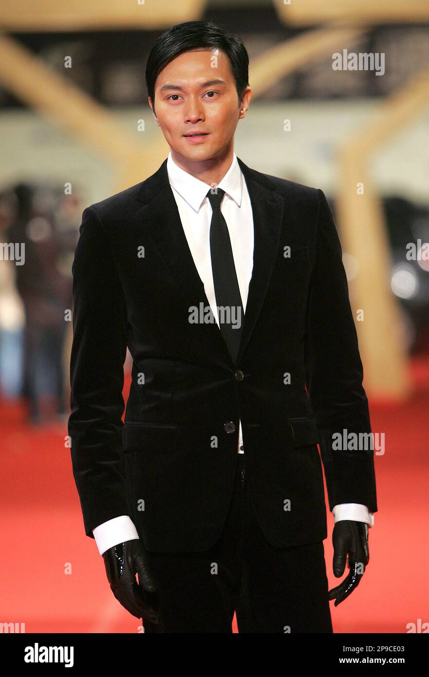 Hong Kong actor Cheung Chi Lam arrives at the 45th Golden Horse Awards ...