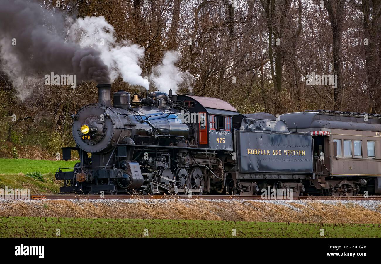 Bell steam train on railroad hi-res stock photography and images - Alamy