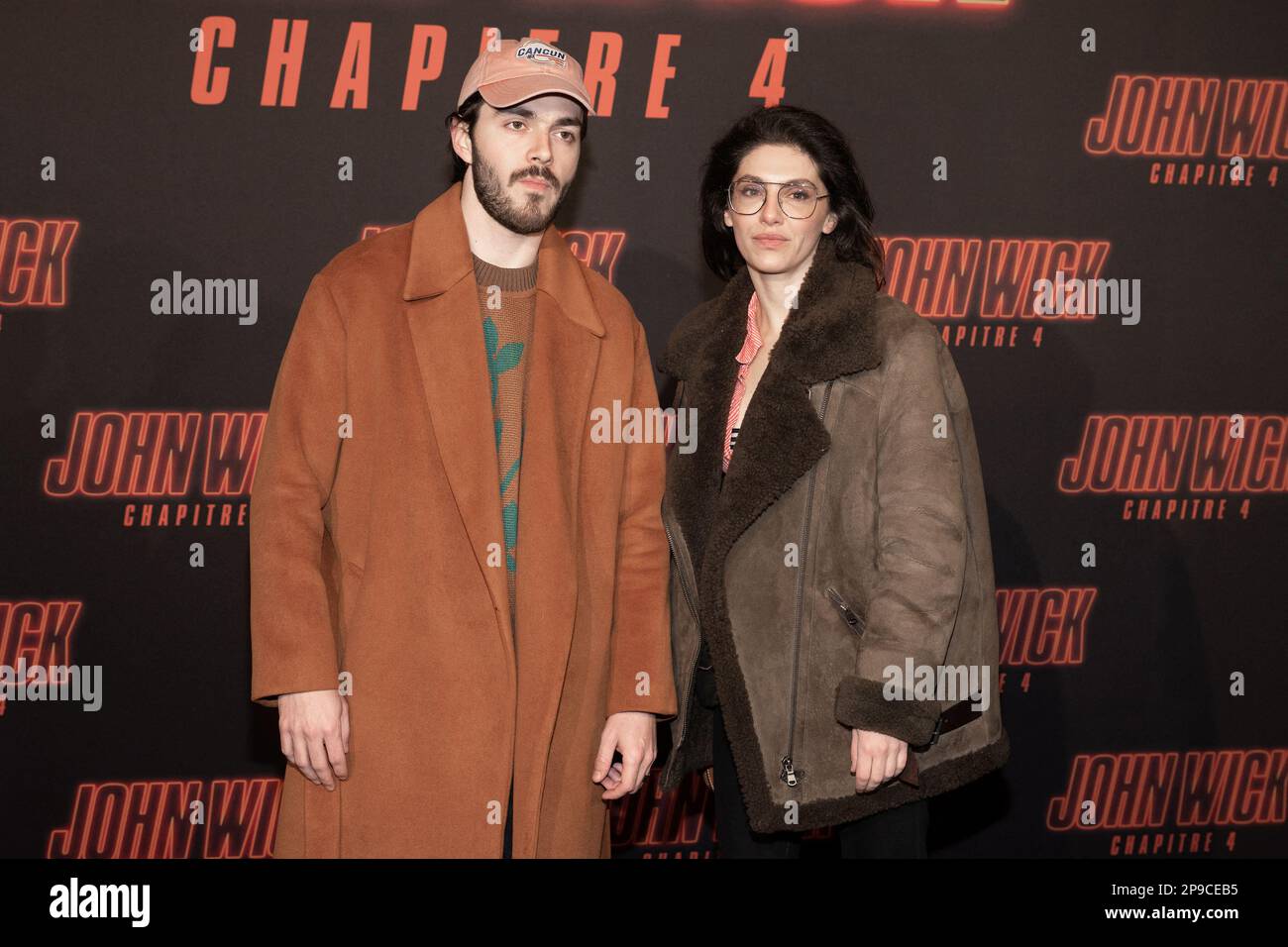 Paris, France. 11th Mar, 2023. Panayotis Pascot and Marina Rollman ...