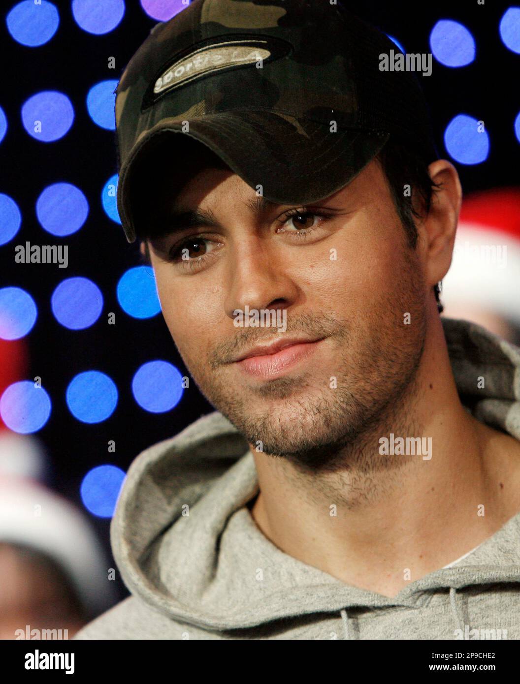 Singer Enrique Iglesias appears onstage during a taping of MTV tr3s ...