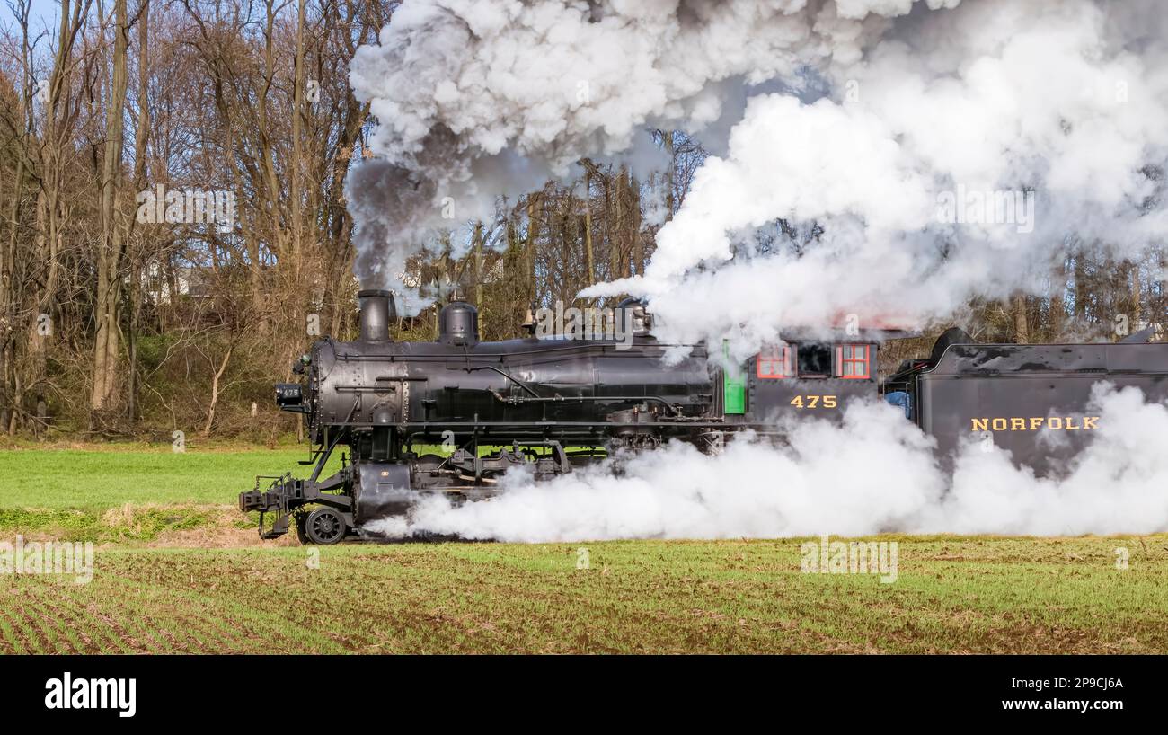 Bell steam train on railroad hi-res stock photography and images - Alamy