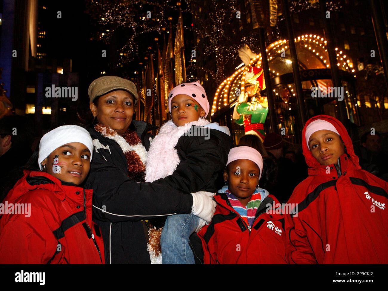 The Davison family, from left, Nylah, 8, mother Tracey, Karly, 4, Majsa ...
