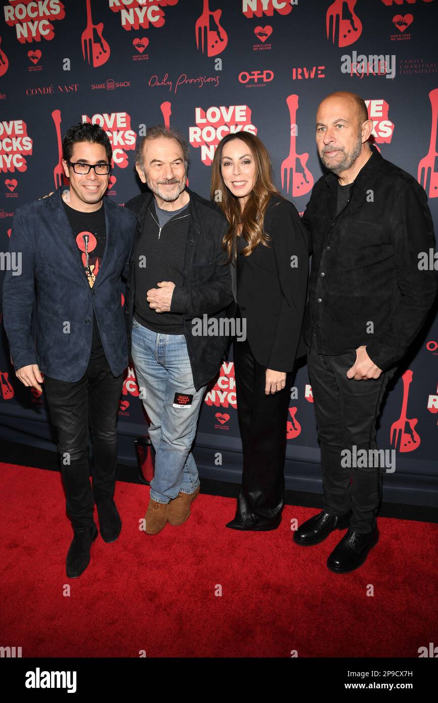 New York, USA. 09th Mar, 2023. Greg Williamson, Russ Titelman, Nicole ...