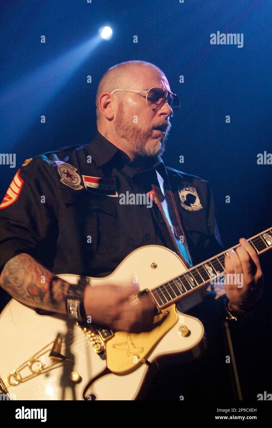American musician Erik Schrody of Everlast performs on stage at the ...
