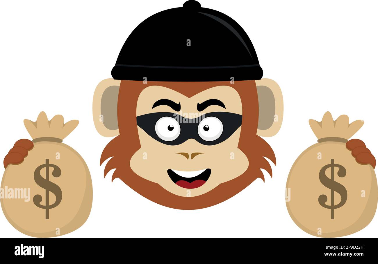 Thief primate Stock Vector Images - Alamy