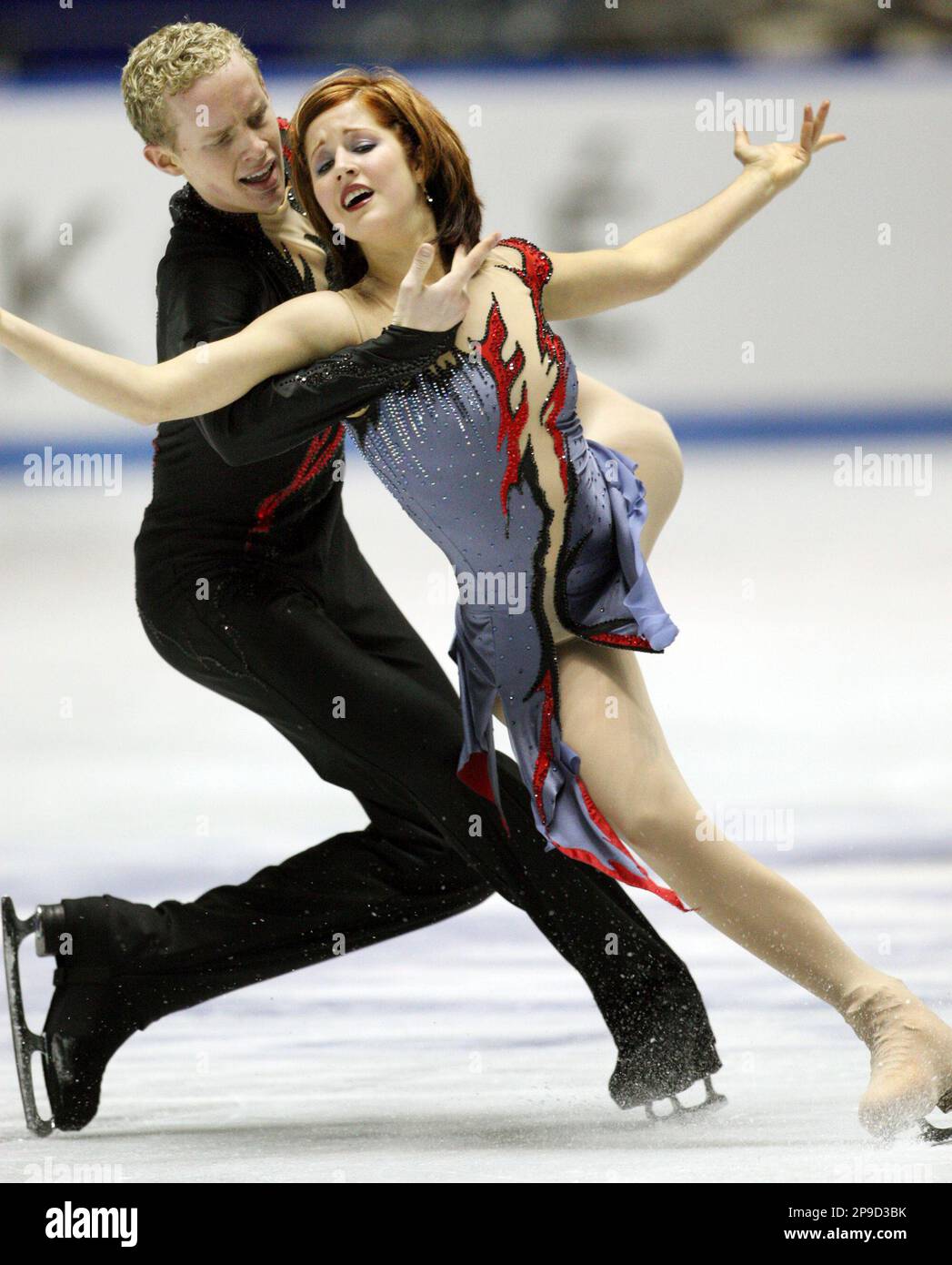 Emily Samuelson and Evan Batest of the United States perform during ...