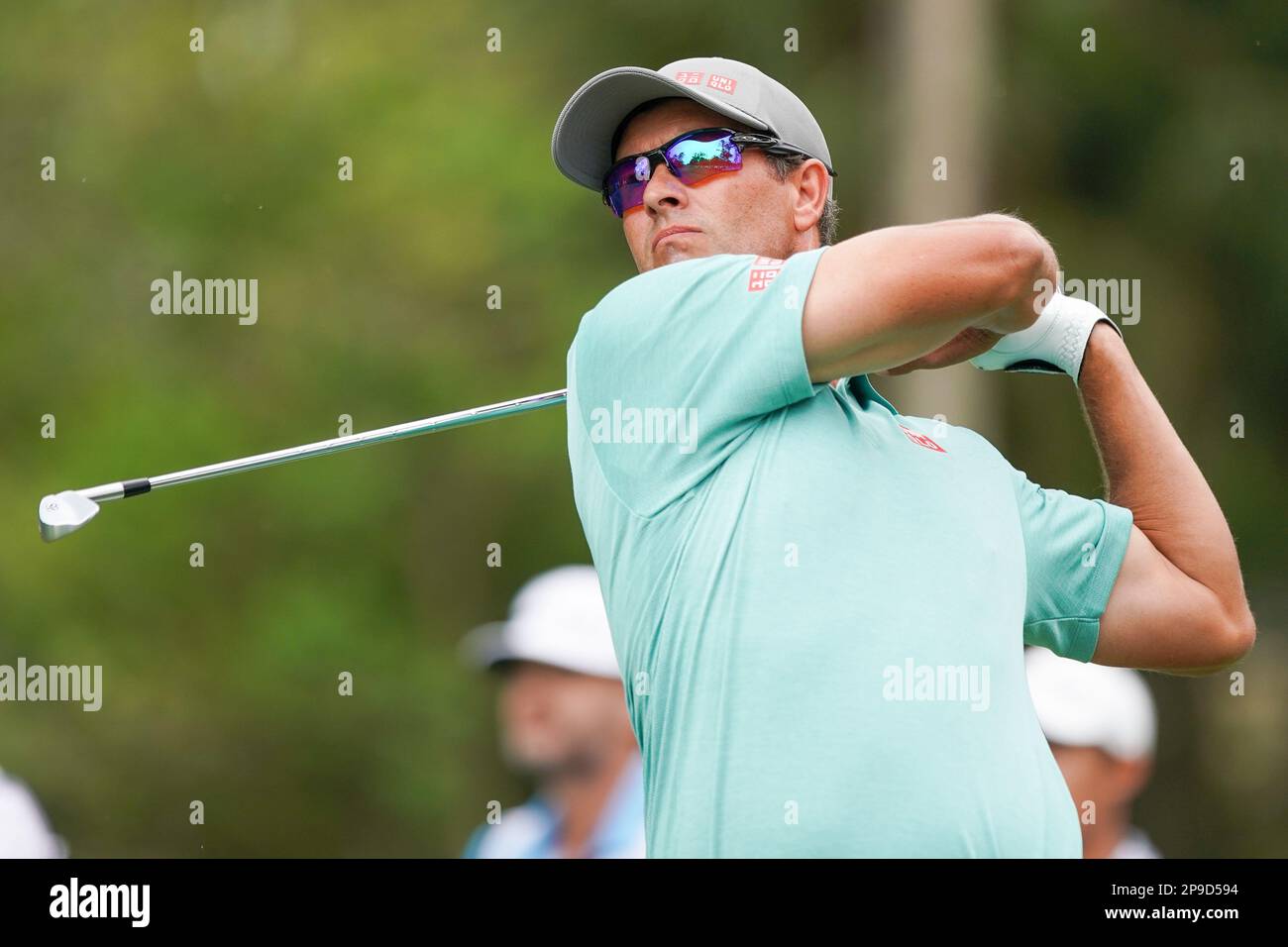 Ponte Vedra Beach, Florida, USA. 10th Mar, 2023. Adam Scott tees off ...
