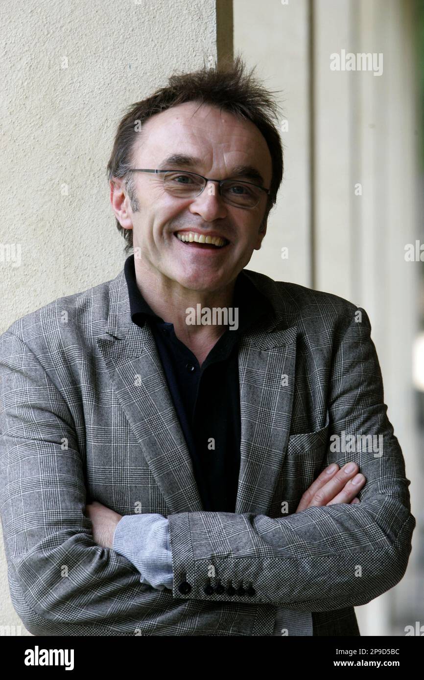 English director Danny Boyle poses for photographers at a photocall for ...