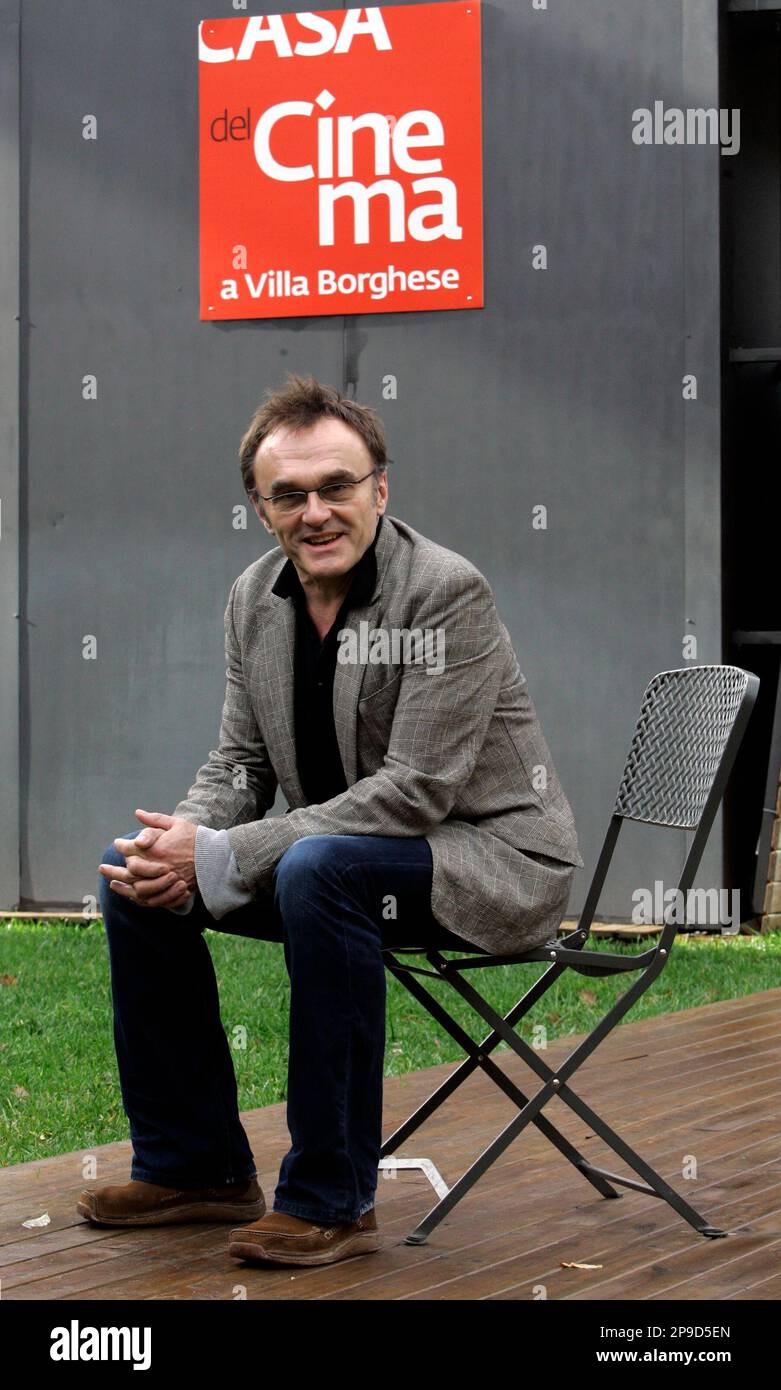 English director Danny Boyle poses for photographers at a photocall for ...