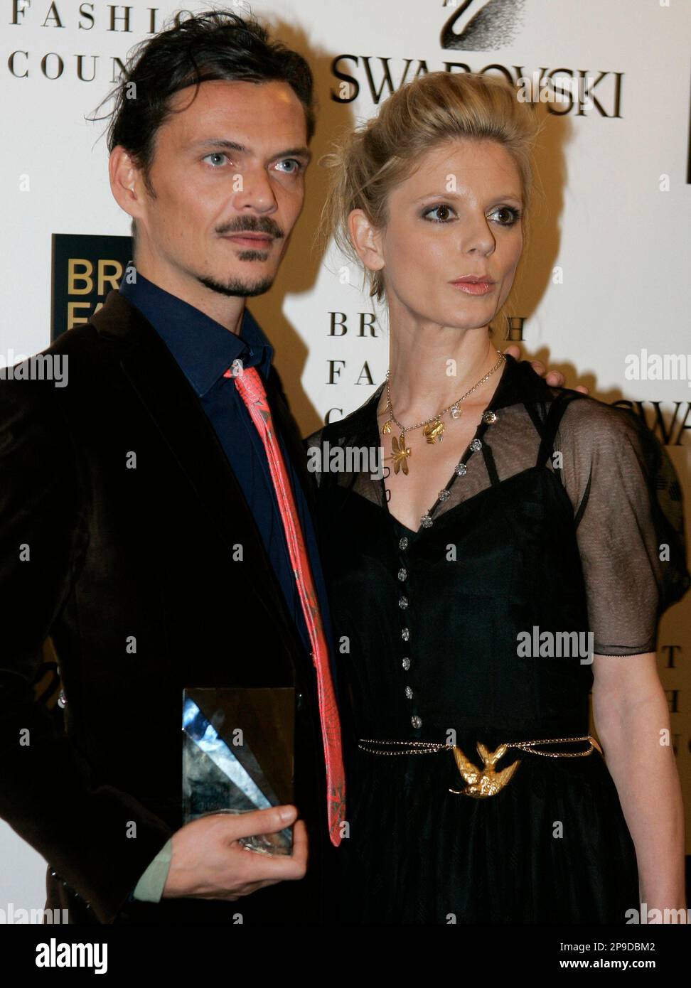 Red Carpet Designer of the Year, Matthew Williamson, and presenter ...