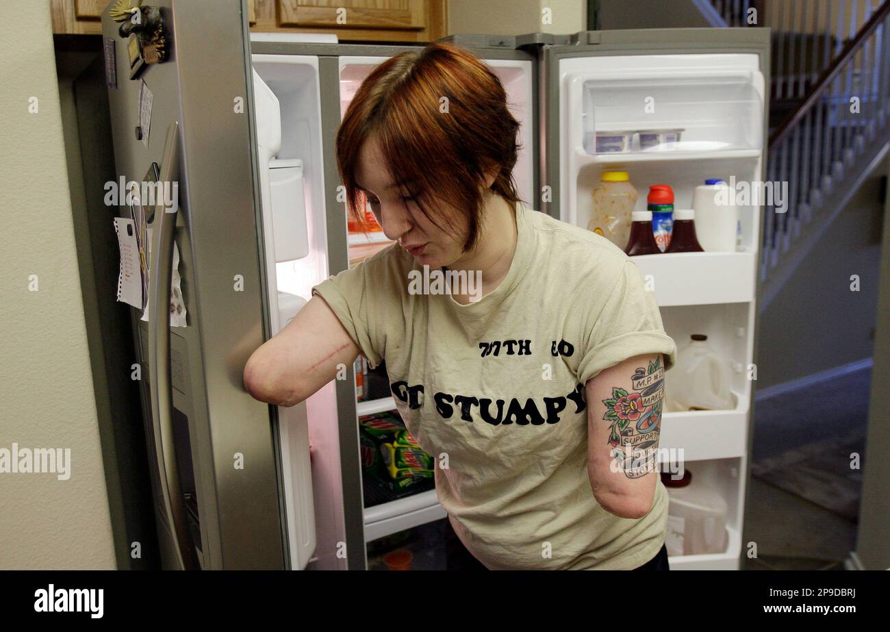 Sergeant. Mary Dague in the kitchen of her home in San Antonio ...