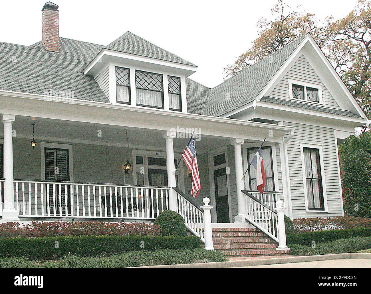 The restored Fitzgerald House, now a museum in Tyler, Texas is pictured ...