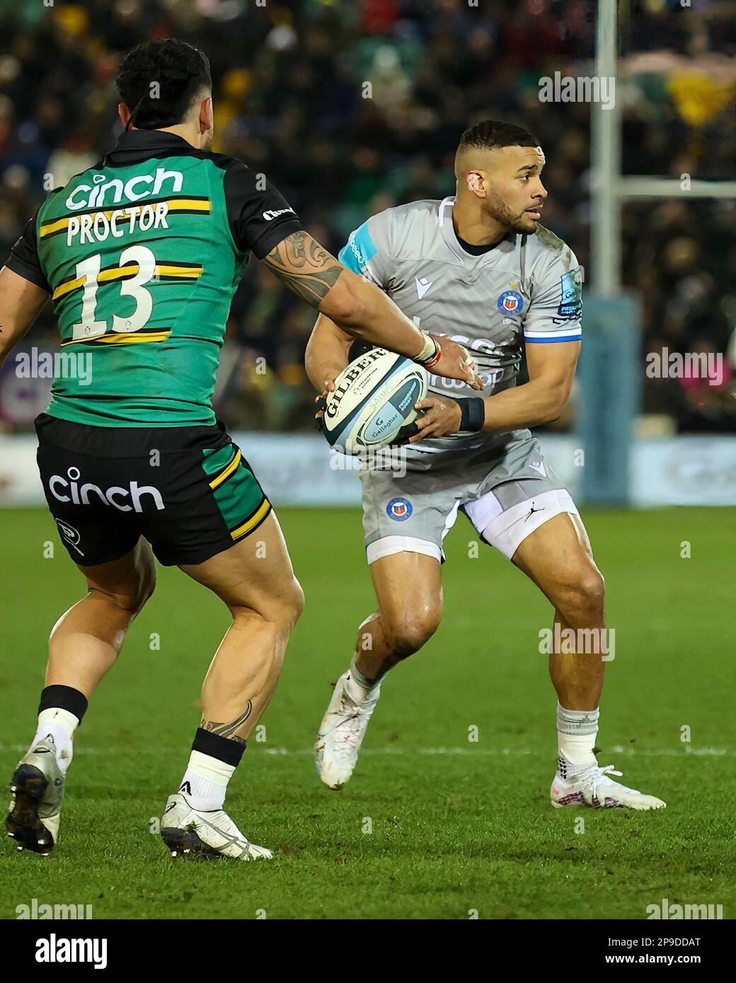 during the Gallagher Premiership match Northampton Saints vs Bath Rugby ... during the Gallagher Premiership match Northampton Saints vs Bath Rugby ...