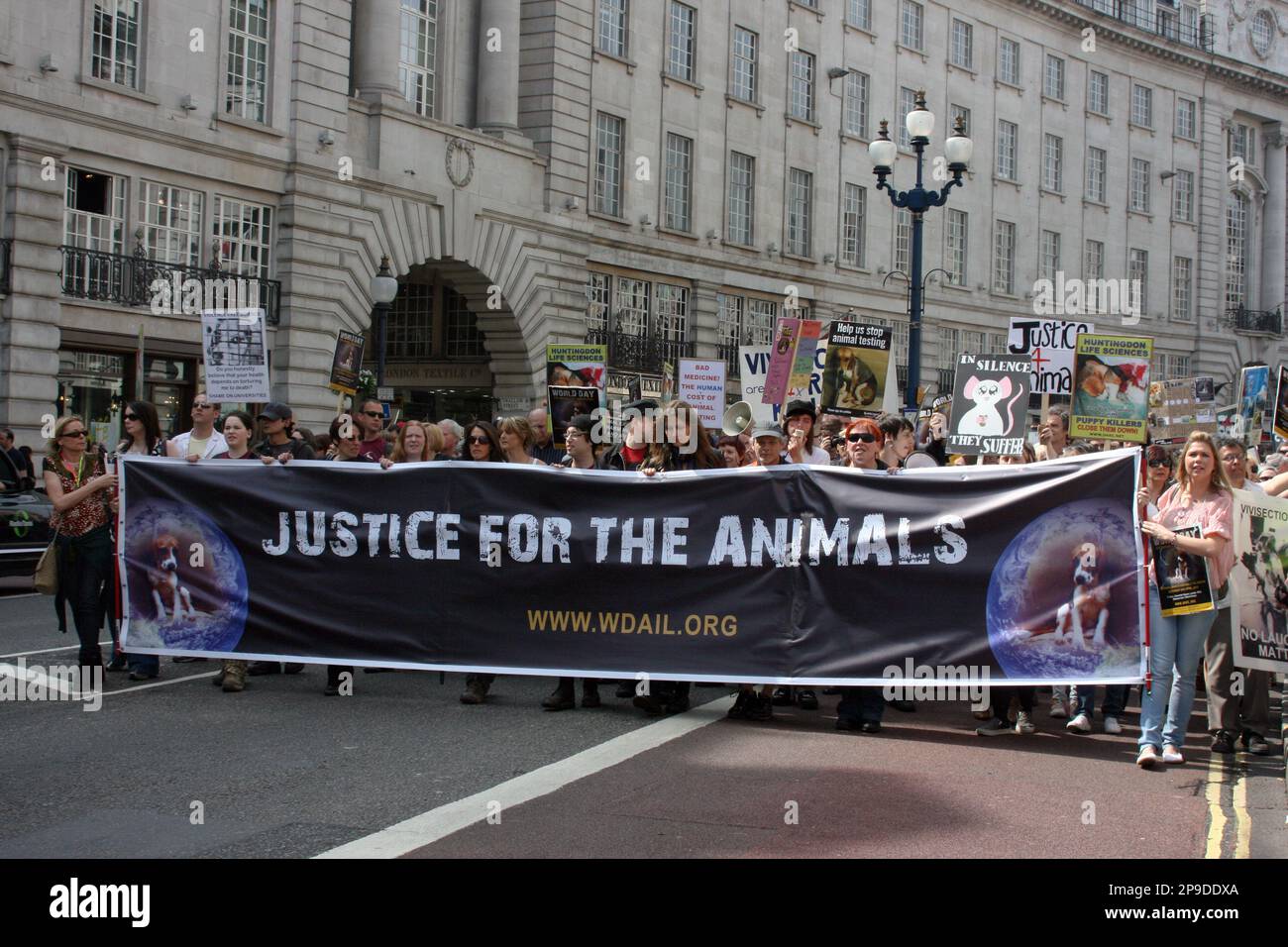 World Day for Animals in Laboratories, London, 24th April, 2010. Animal ...