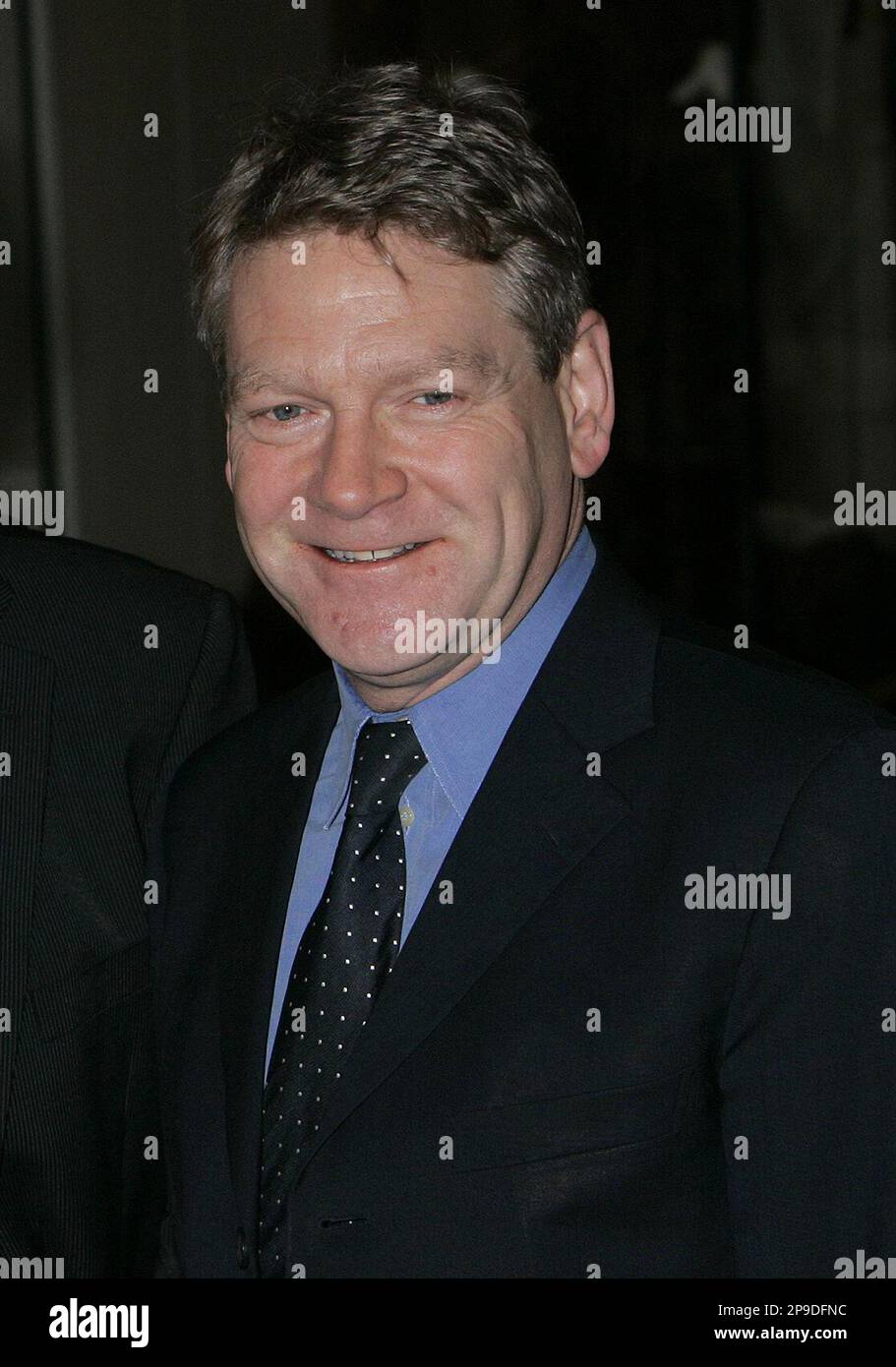 British actor and director Kenneth Branagh arrives for the Evening ...