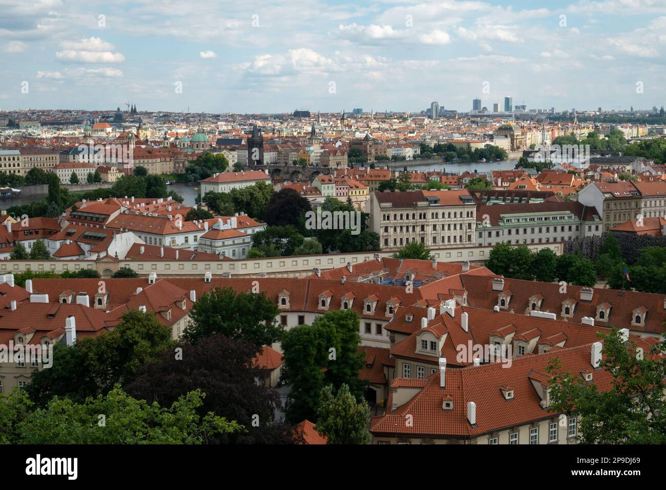 Medieval prague rooftops hi-res stock photography and images - Alamy