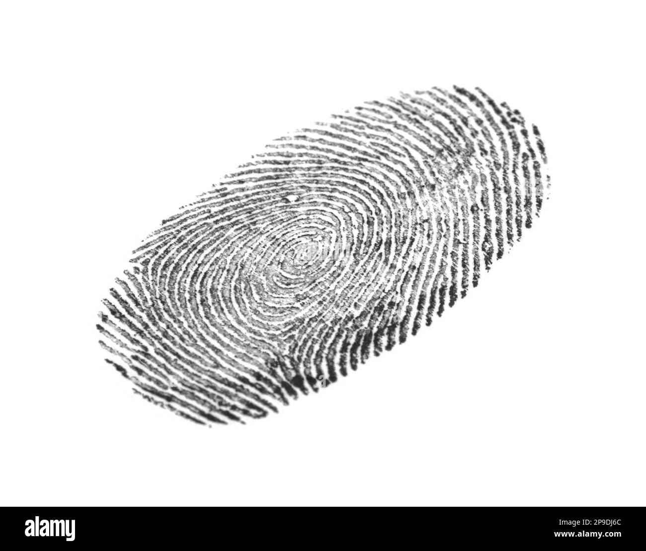 Black fingerprint made with ink on white background Stock Photo - Alamy