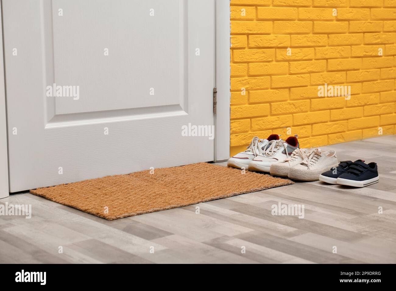 Leaving shoes door hi-res stock photography and images - Alamy