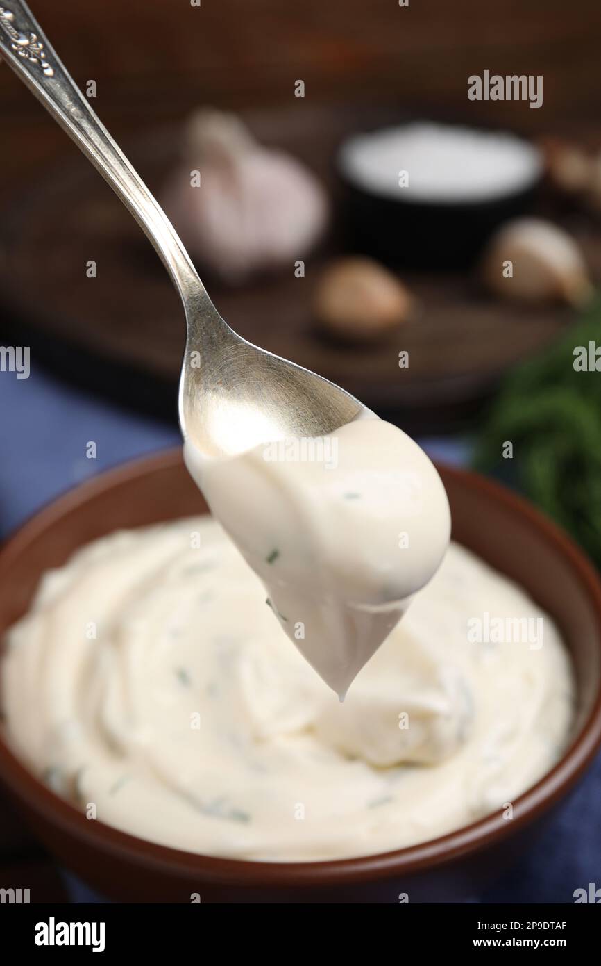 Sauce spoon over hi-res stock photography and images - Alamy