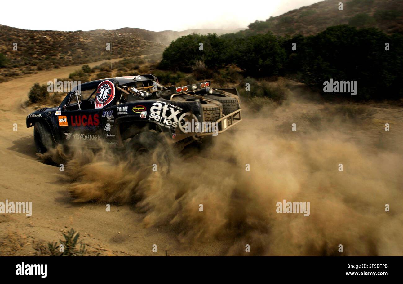 US´ Cameron Steele steers his Trophy Truck during the 2008 Tecate Score ...
