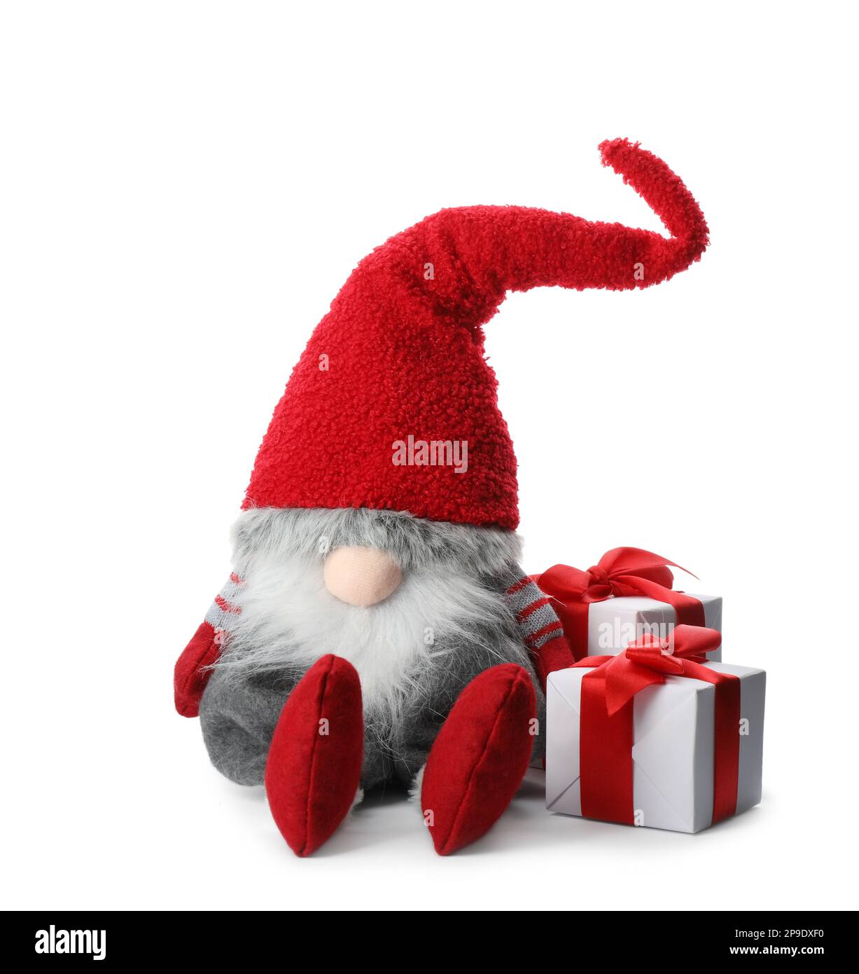 New year background gnome Cut Out Stock Images & Pictures - Alamy