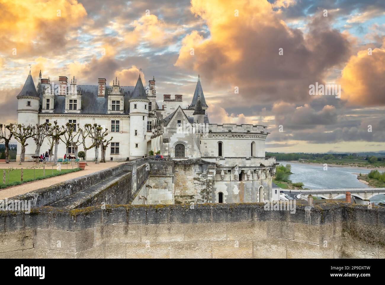Amboise france french chateau river hi-res stock photography and images ...