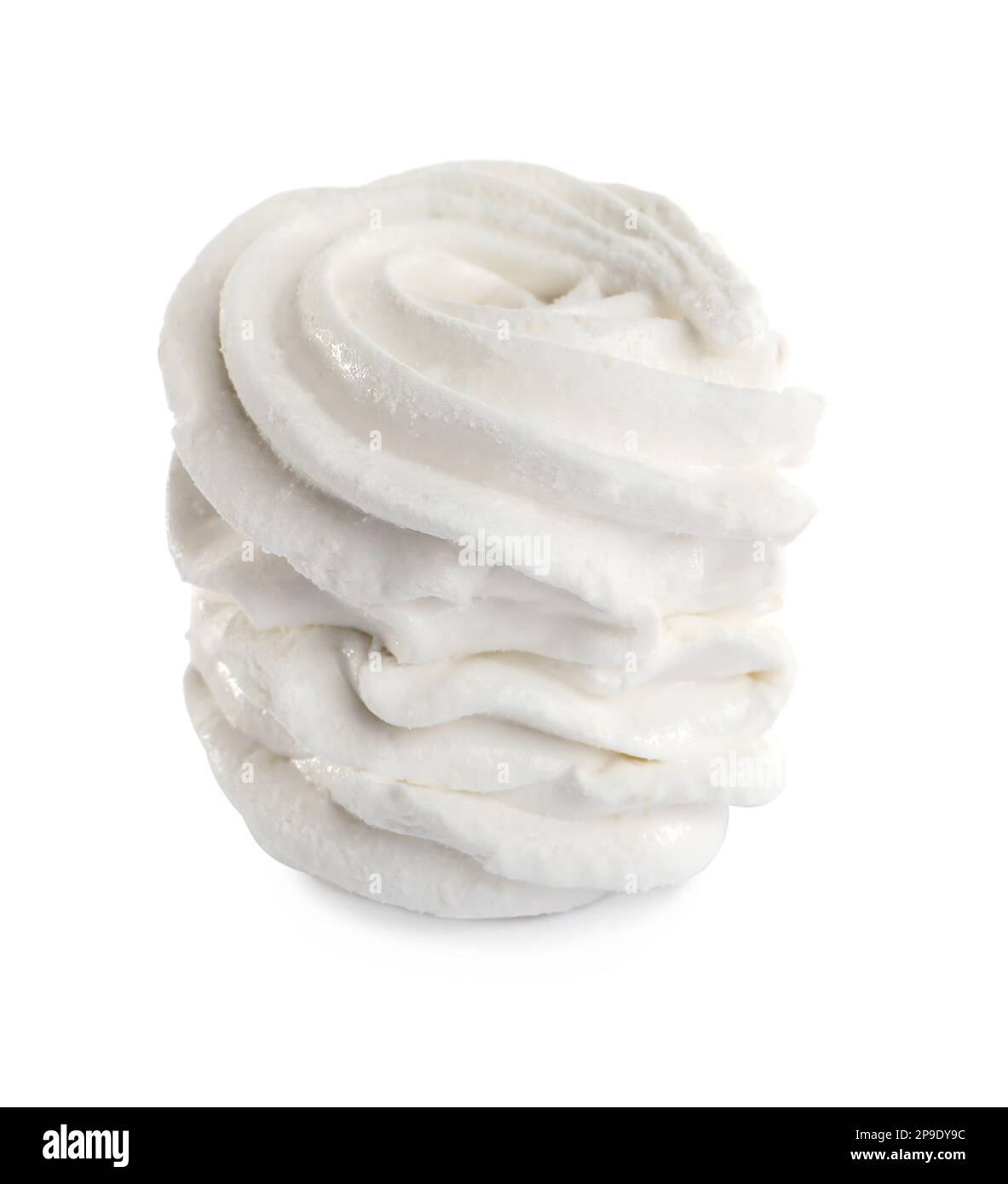 One delicious sweet zephyr isolated on white Stock Photo - Alamy