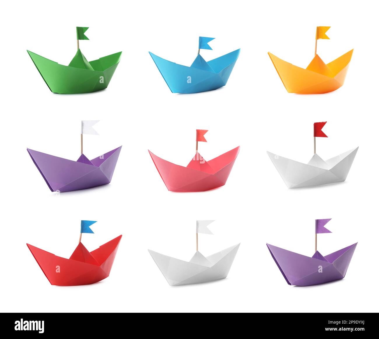 Red white and blue boats Cut Out Stock Images & Pictures - Alamy