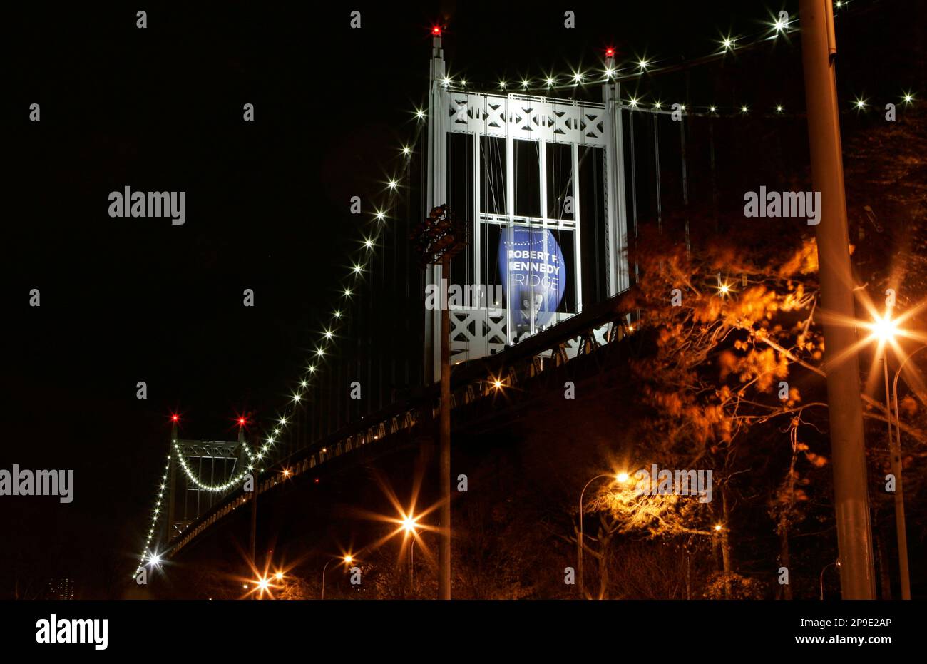 The Robert F. Kennedy Bridge is seen from the Queens borough of New ...