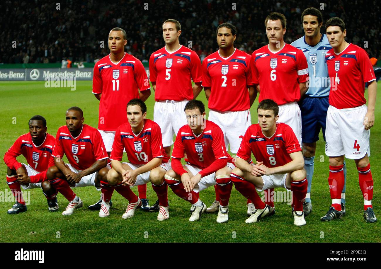 England's national soccer team poses for the team picture prior to the ...