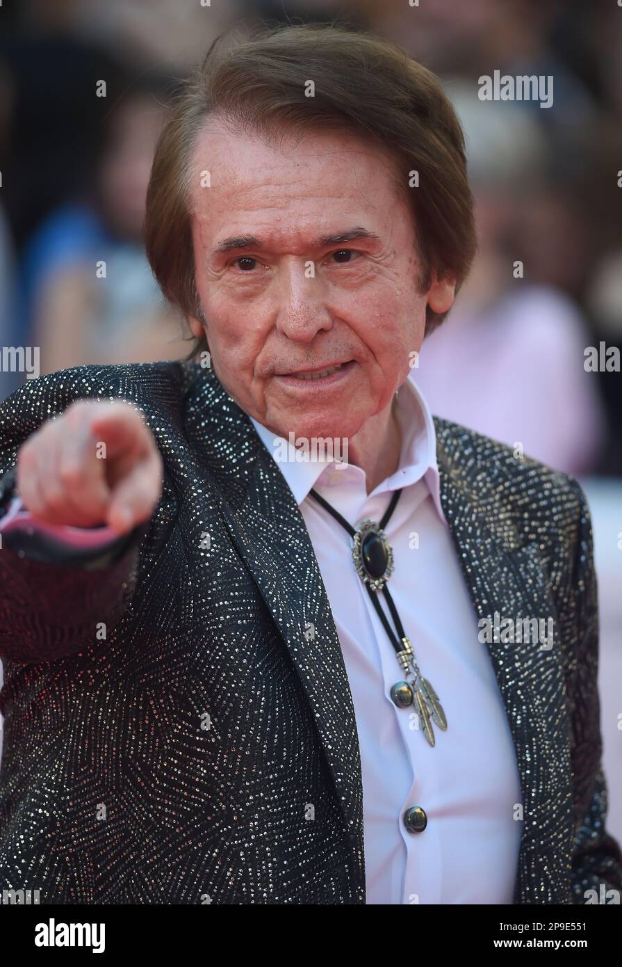 Malaga, Spain. 10th Mar, 2023. Spanish singer Raphael attends the red ...