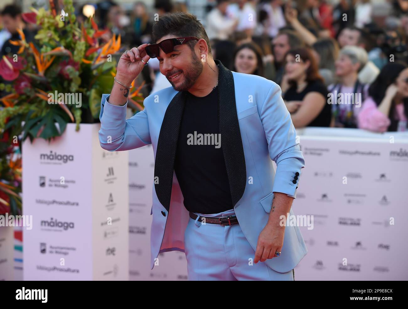 Malaga, Spain. 10th Mar, 2023. Spanish singer Miguel Poveda attends the ...
